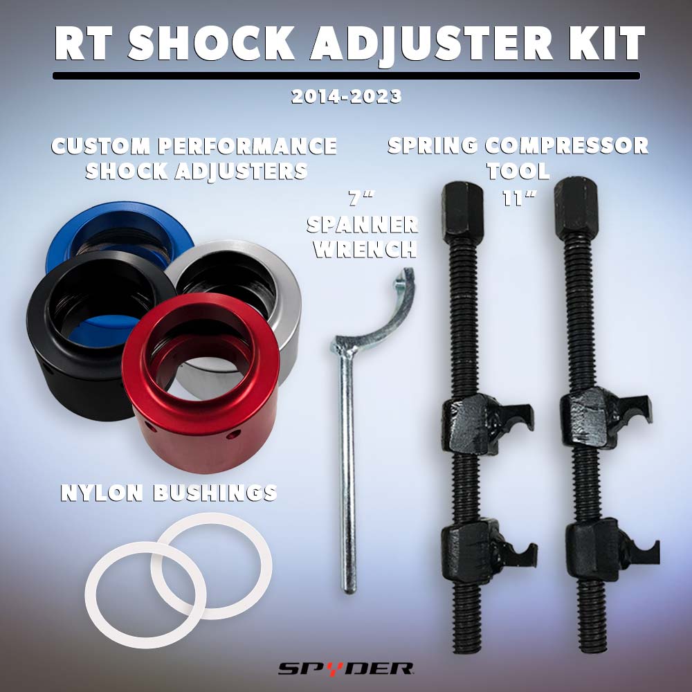 BajaRon's Custom Performance Shock Adjuster Kit - 2014-2025 RT Can-Am