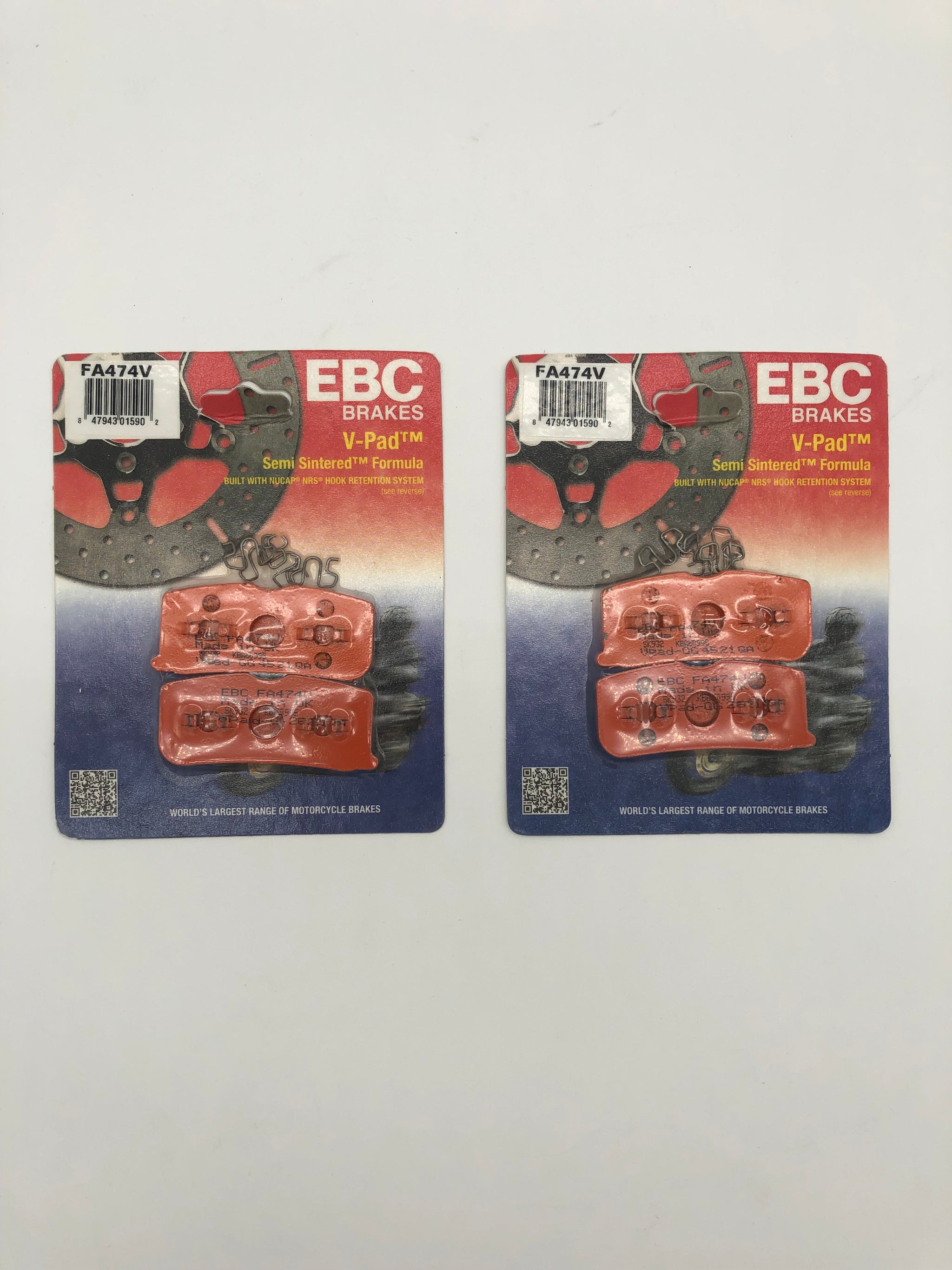 EBC - Semi Sintered Brake Pads - V-Pads - Can-Am Spyder 2008-2012 All ...