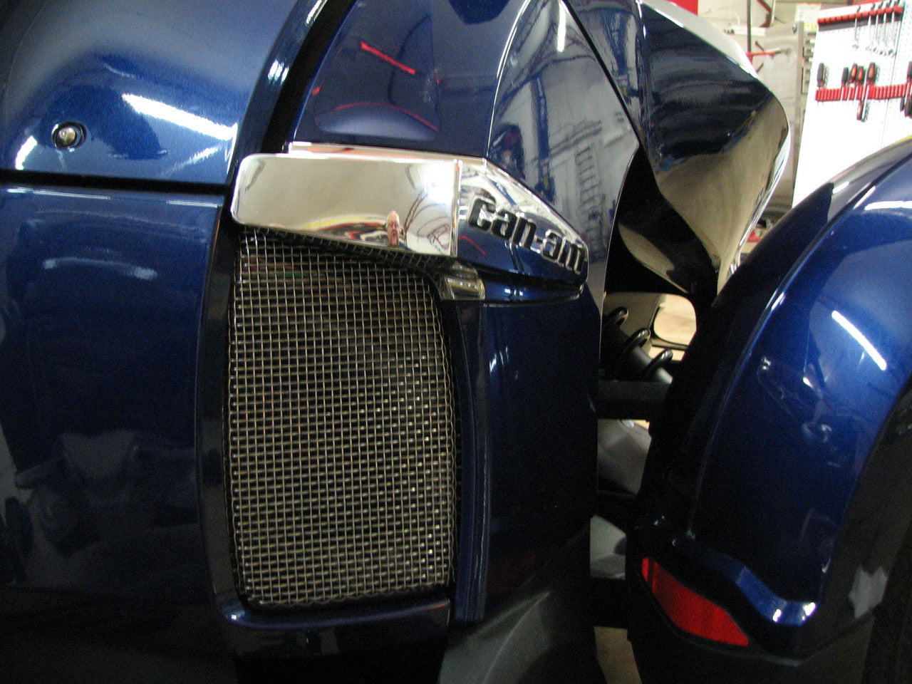 SpyderPops - Stainless Steel Radiator Outlet Cover - 2010-2019 RT Mode ...